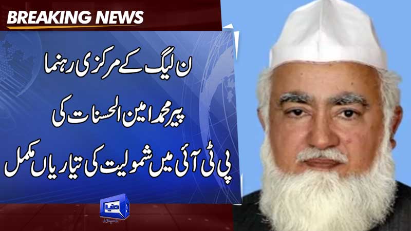 Dunya News: PML's leader Pir Muhammad Ameen Hasnat all set to join PTI.