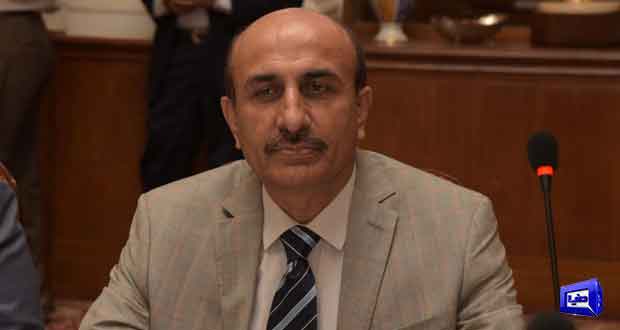 Dunya News: Karachi: Provincial minister Muhammad Ismail Rahu media talk.