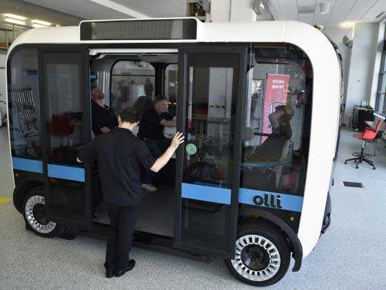 Olli, a 3D printed, self-driving minibus, to hit the road in US ...