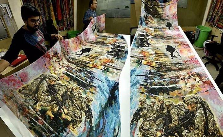 BJP unveils sarees with IAF airstrike designs as poll fever grows in ...