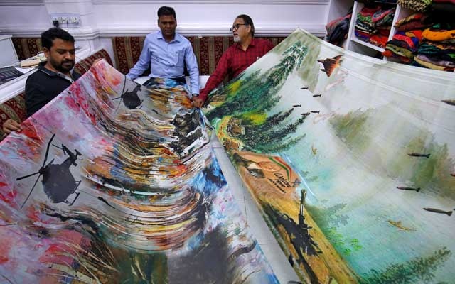 BJP unveils sarees with IAF airstrike designs as poll fever grows in ...