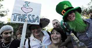 Largest unorganized birthday party