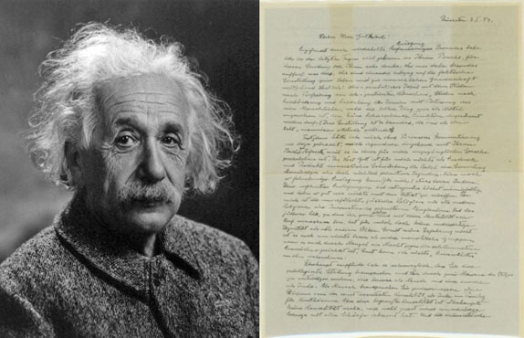 Einstein's God letter set for auction
