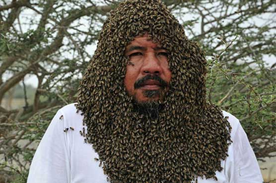 Saudi man all set to break 'bee bearding' world record - WeirdNews ...