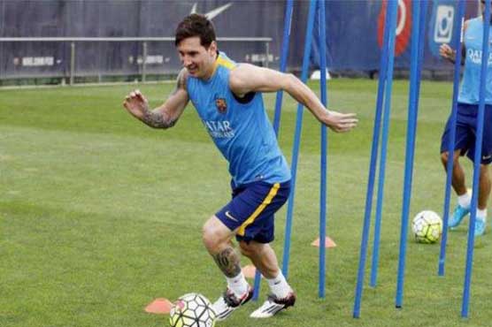 Messi returns to training with Barcelona - Sports - Dunya News