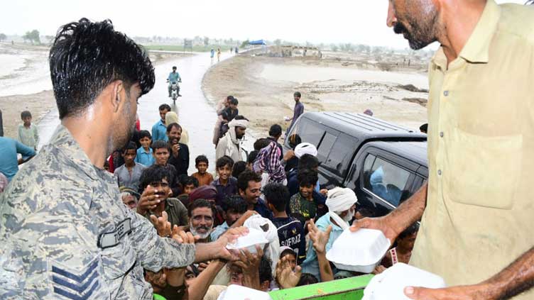 PAF relief operation continues in flash flood-hit areas - Pakistan ...