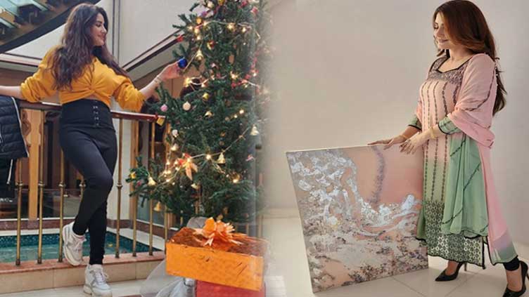 Uber-cool snaps of Aliya Ali demonstrate her love for painting ...