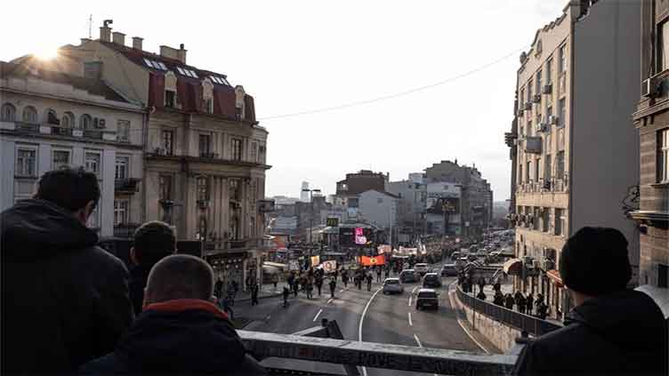 Serbian nationalists march in protest against Kosovo talks - World ...