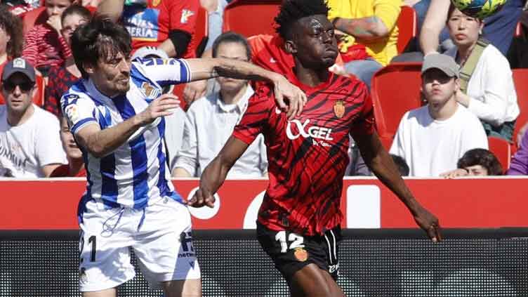 Real Sociedad dip continues with draw at Mallorca - Sports - Dunya News