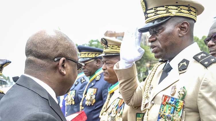 Gabon coup leader sworn in as interim president in scene of jubilation - World - Dunya News