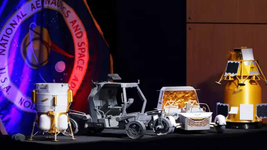NASA picks Blue Origin, other space firms for moon missions